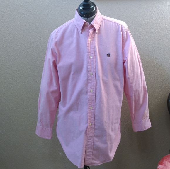 Ralph Lauren | Shirts | Vtg Chaps Ralph Lauren Classic Pink Cotton ...